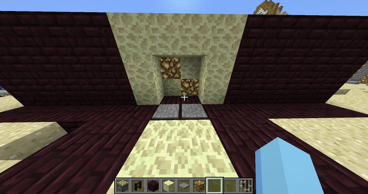 Simple redstone piston gate Minecraft Map