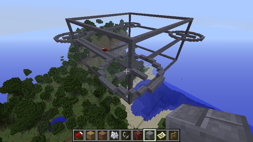 propeller castle garden Minecraft Map