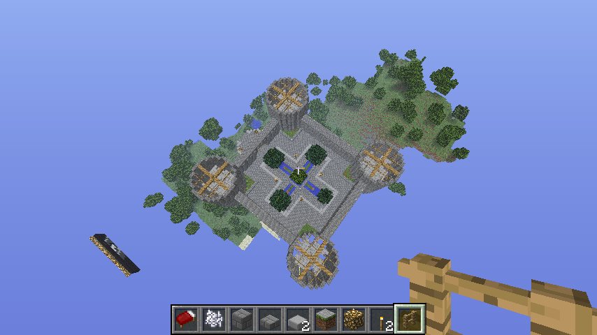propeller castle garden Minecraft Map