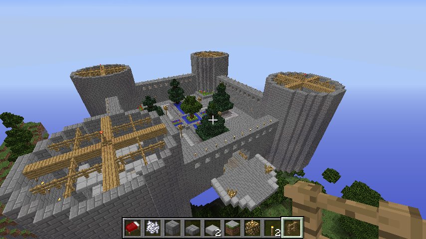 propeller castle garden Minecraft Map