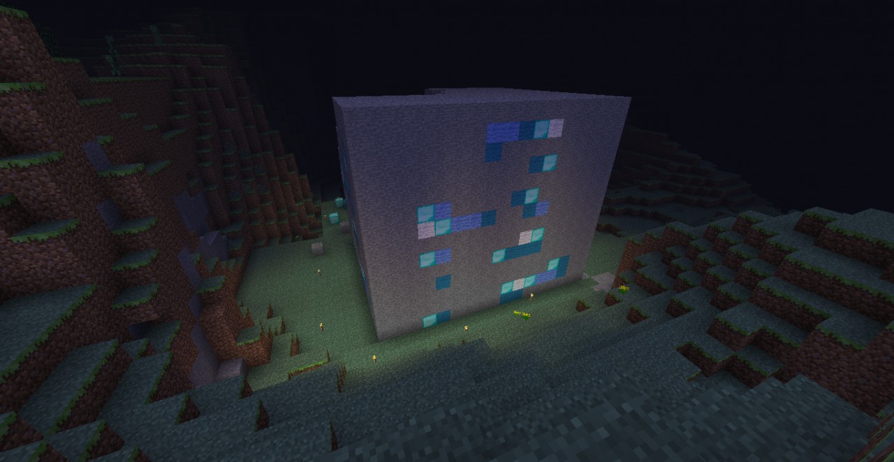 Mined Diamond Block Minecraft Map
