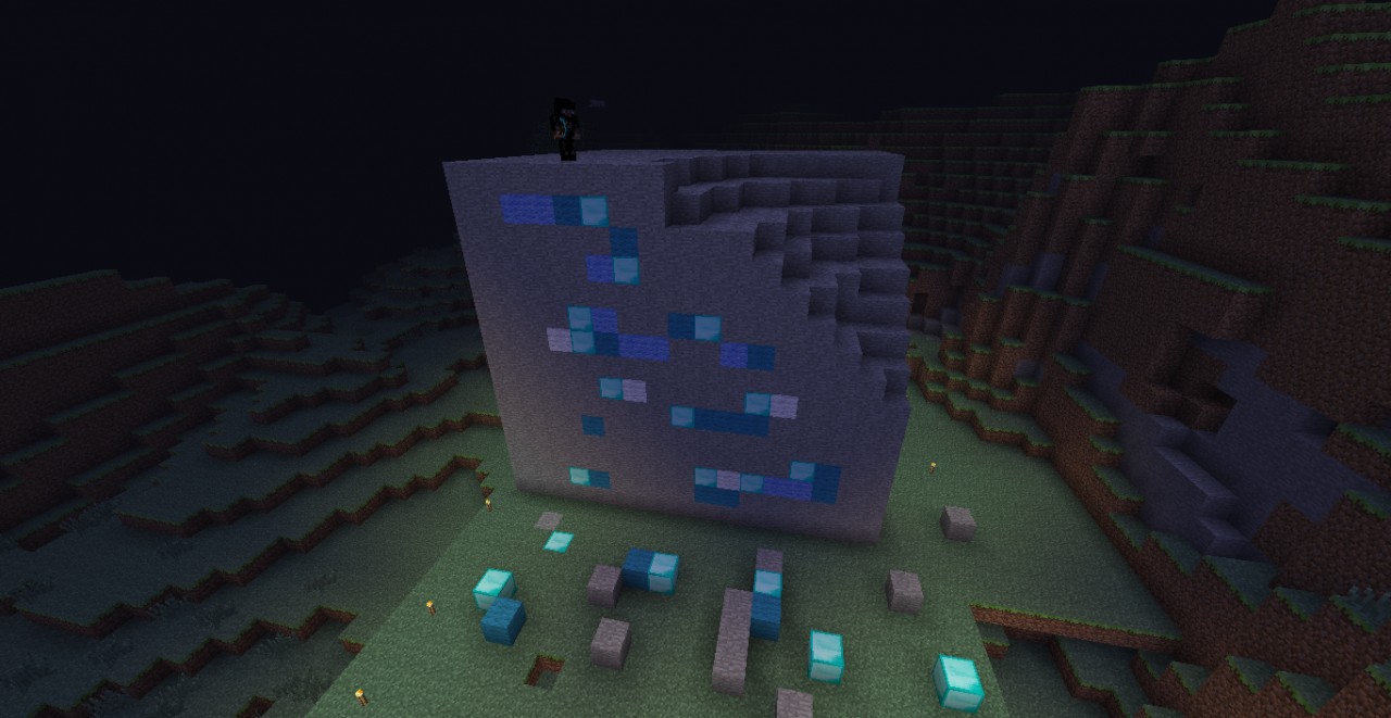 Mined Diamond Block Minecraft Project