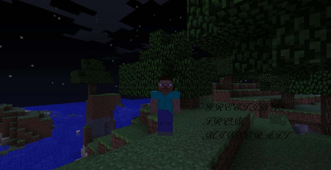 minecraft post card Minecraft Map