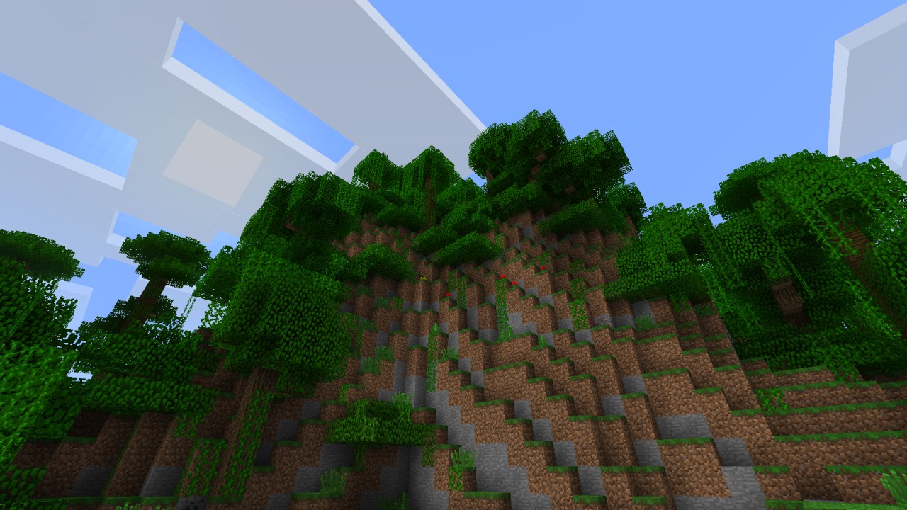 Jungle Biome Near Spawn [12w03a] Minecraft Map