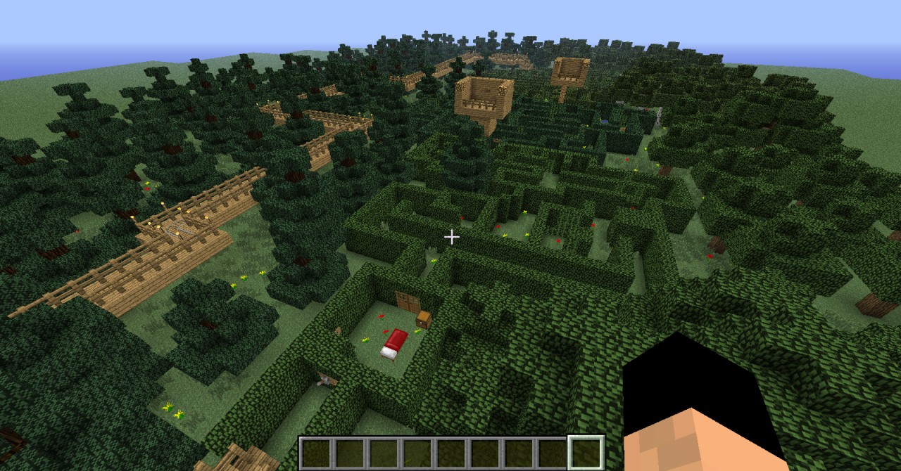 Hedge Maze Minecraft Map