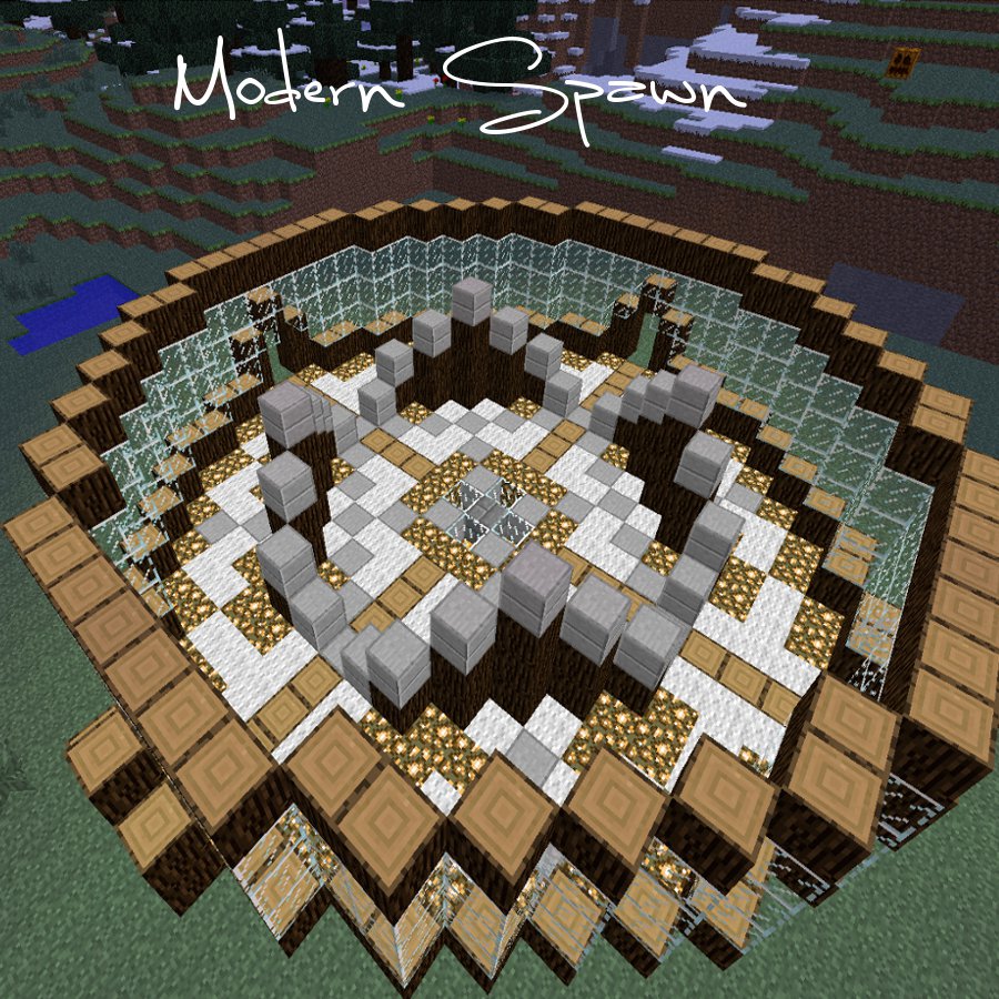 { 1.1.0} Modern Server Spawn Minecraft Map