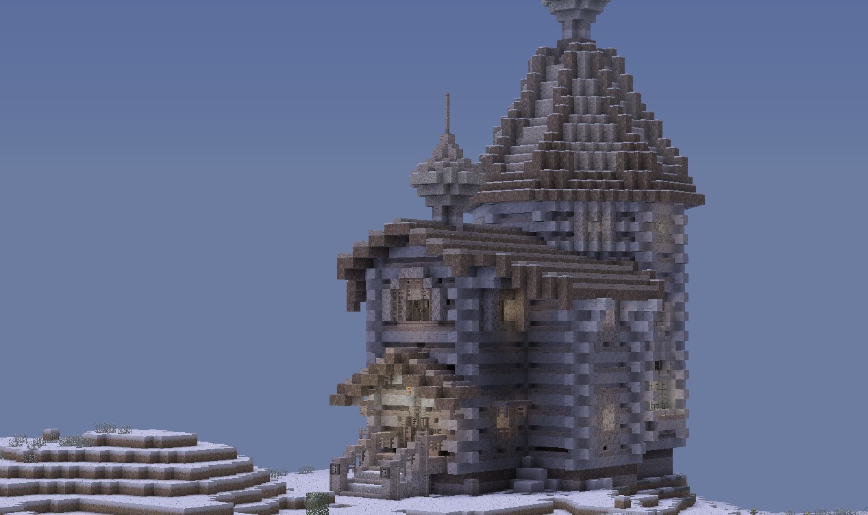 White Logs Minecraft Map