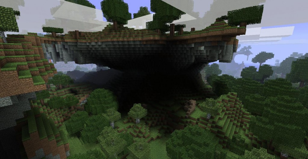 Great Overhangs and Lava! Minecraft Map