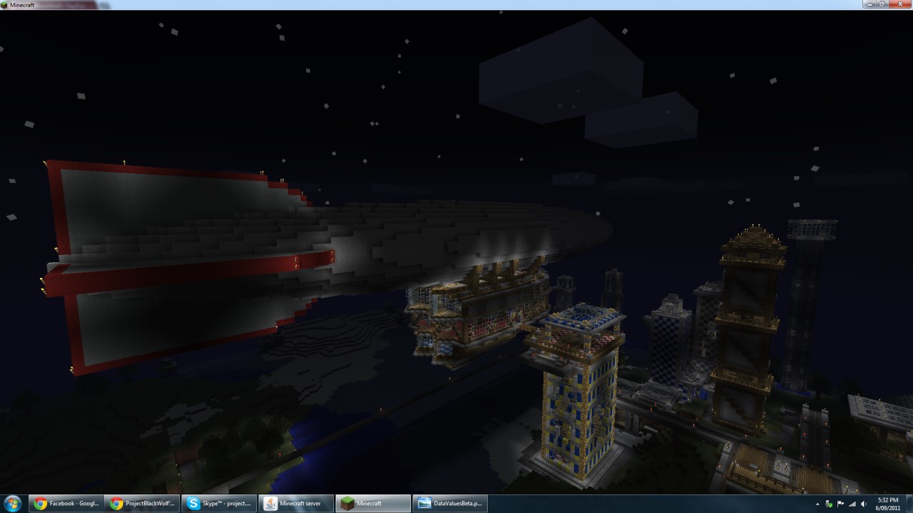 Skytanic- Massive Airship. Minecraft Map