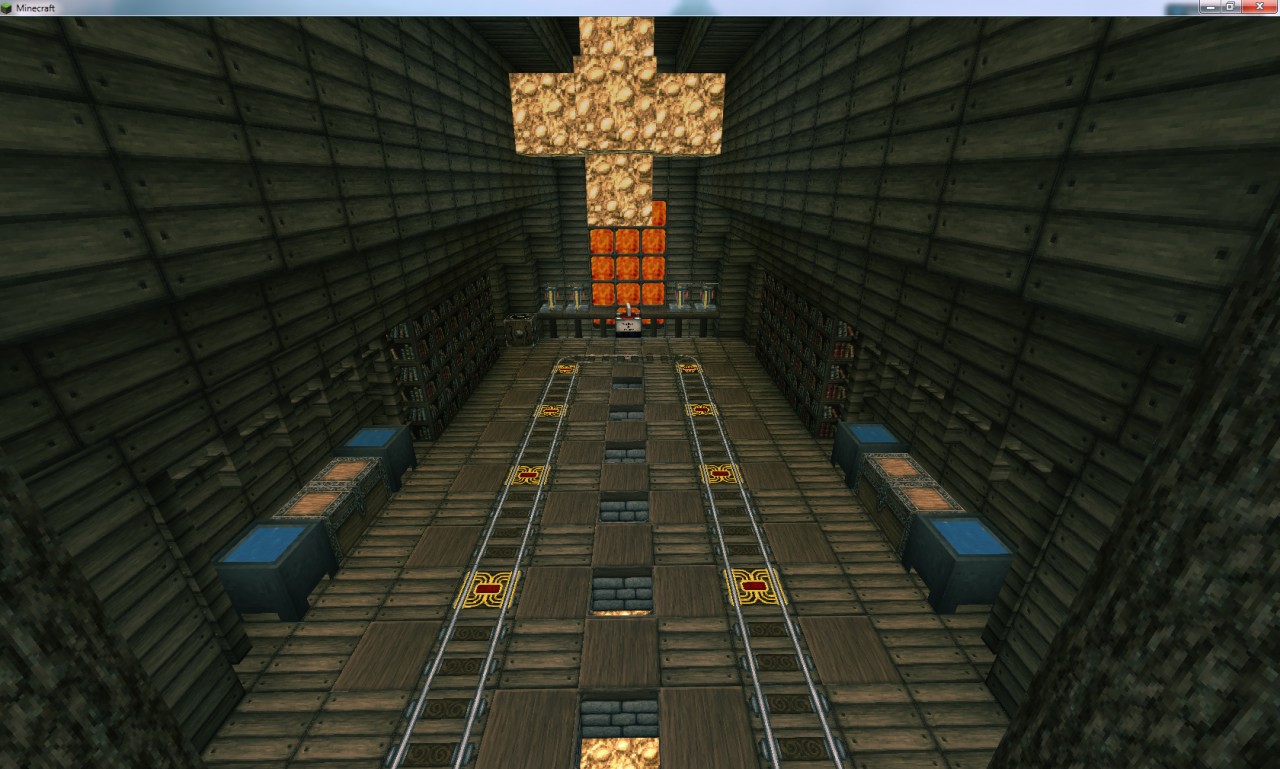 Mage hall and Warship Minecraft Map