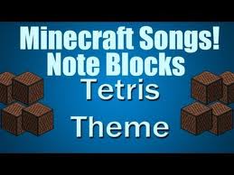 Tetris note block song Minecraft Map