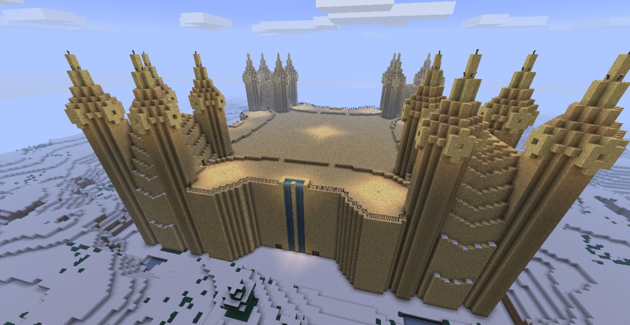Sandstone Castle Minecraft Map