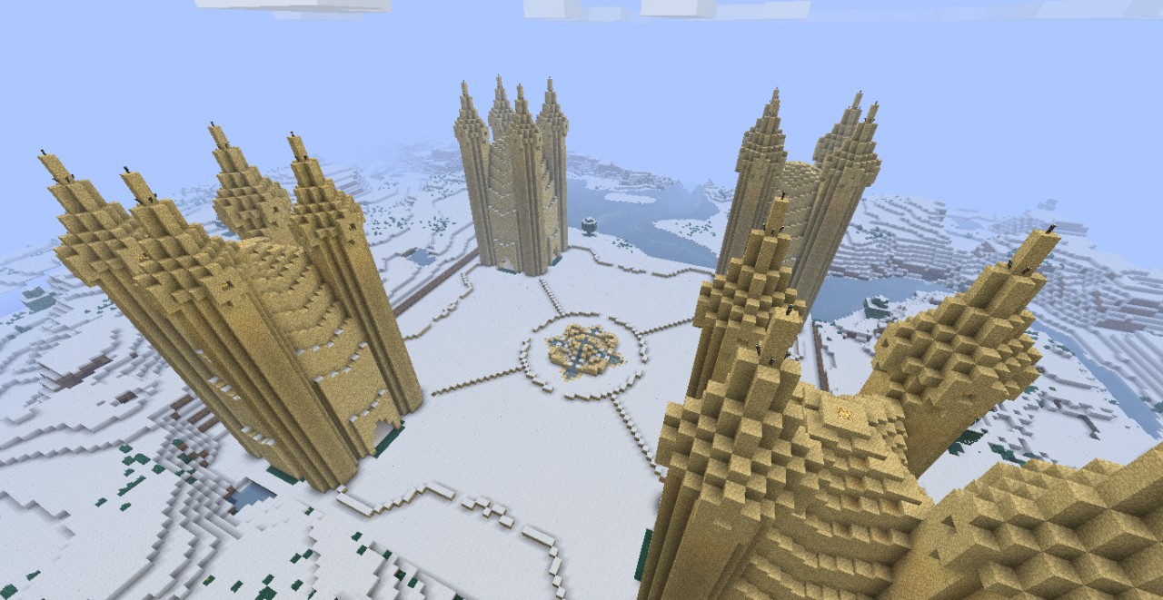 Sandstone Castle Minecraft Map