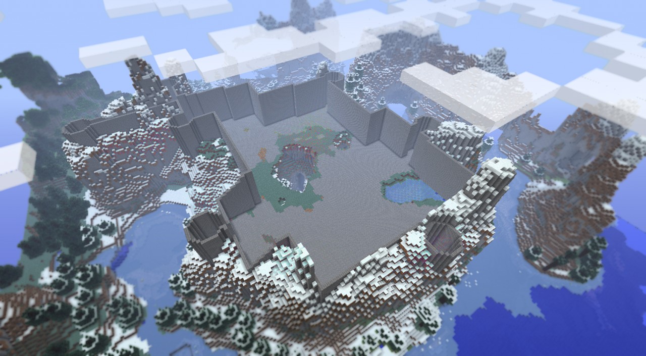Ice Realm Castle Minecraft Map