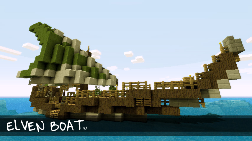 Elven Ship Minecraft Map