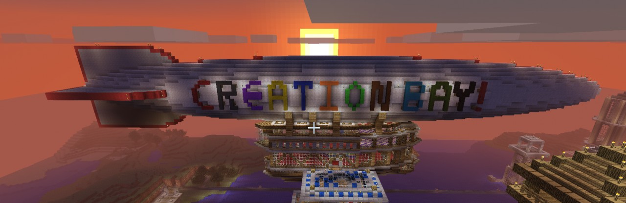 Skytanic- Massive Airship. Minecraft Map