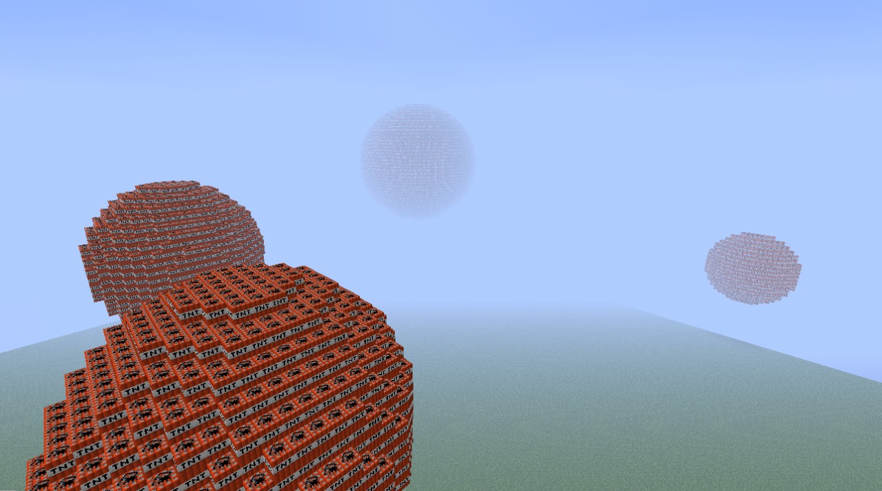 TNT Sphere World - Created for your destructive pleasure! Minecraft Map