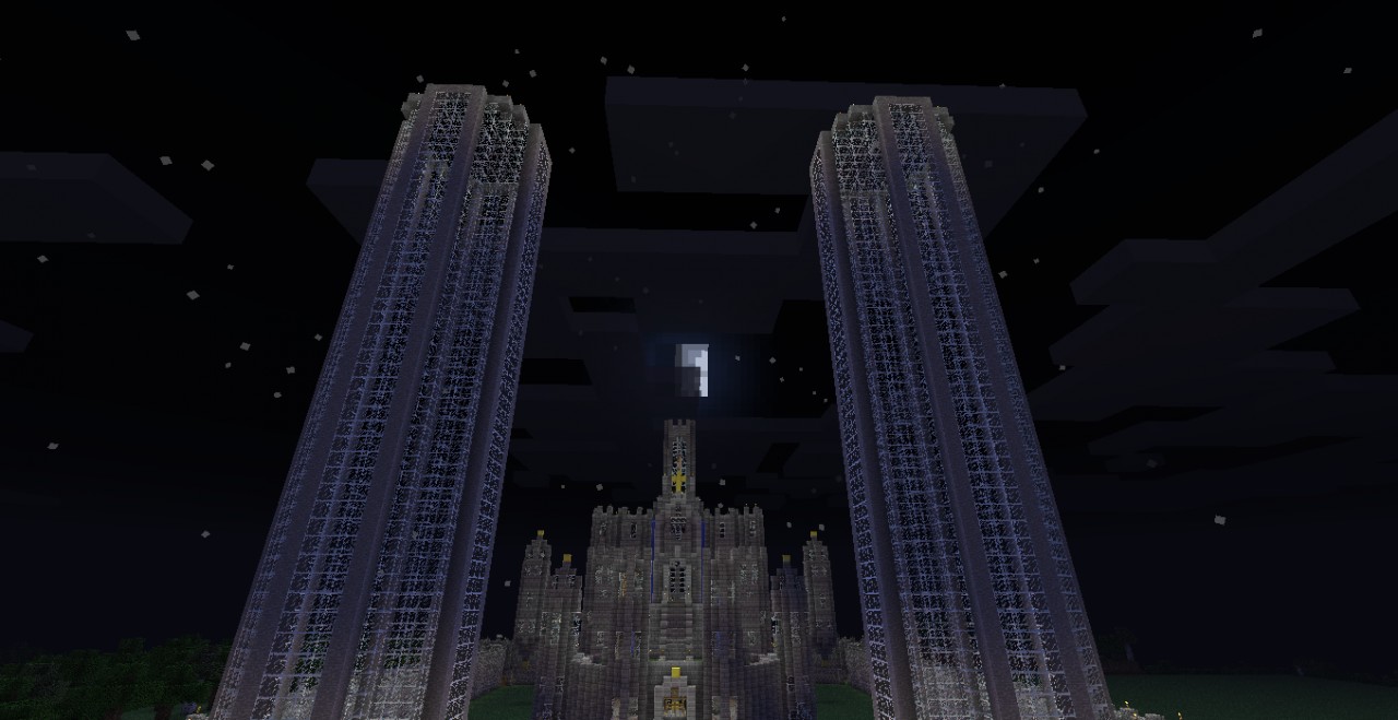 Glass Twin Towers Minecraft Map