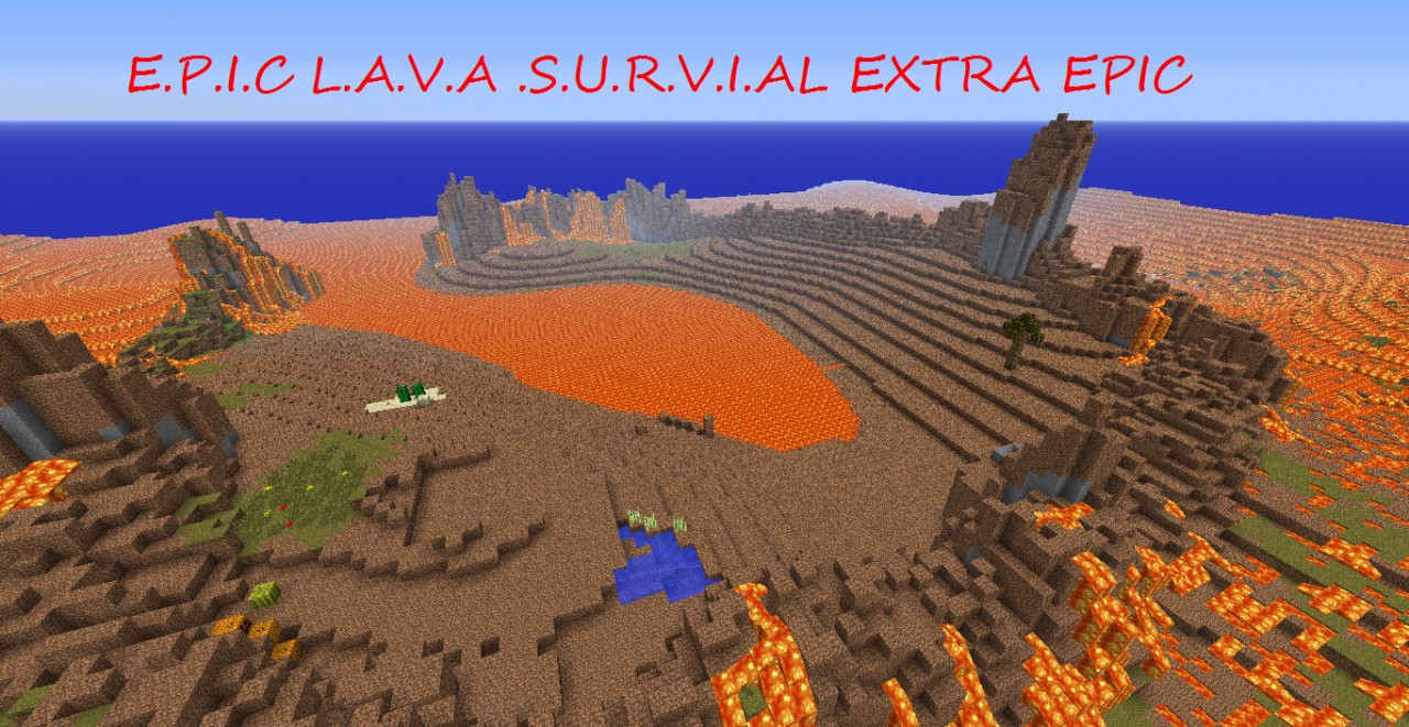 Lava Survivial Minecraft Map