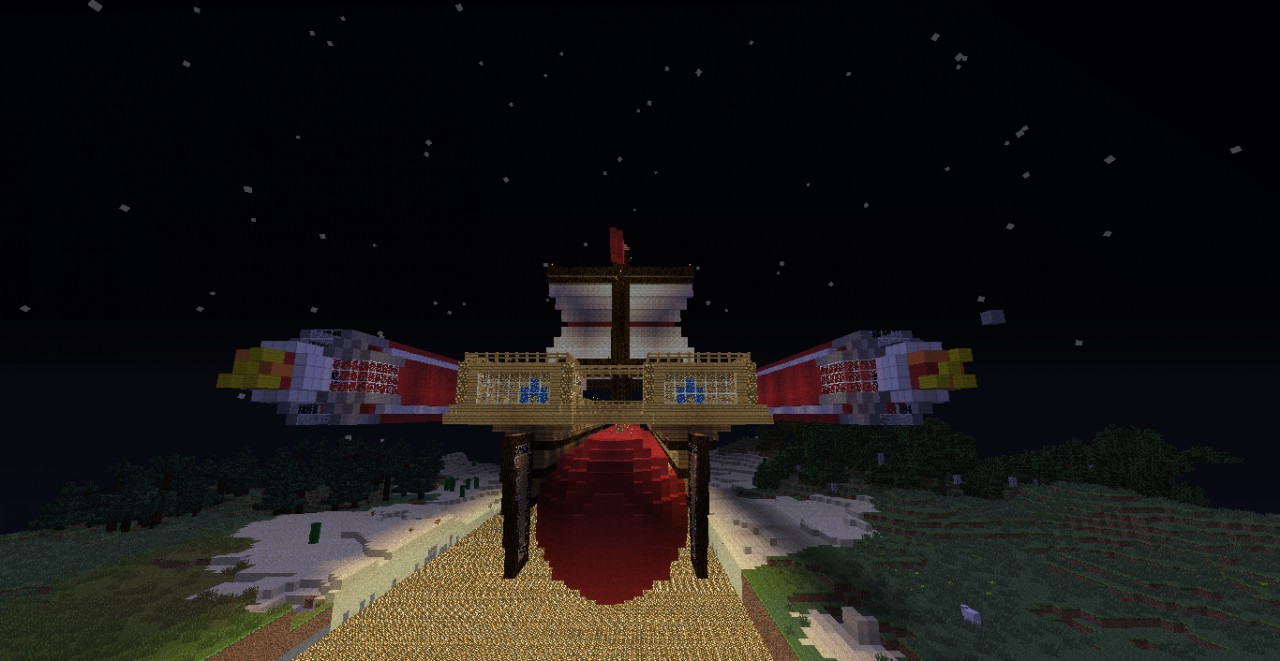 Battle Ship Airship Minecraft Map