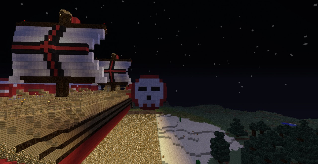 Battle Ship Airship Minecraft Map