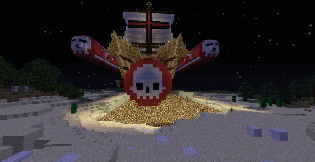 Battle Ship Airship Minecraft Map
