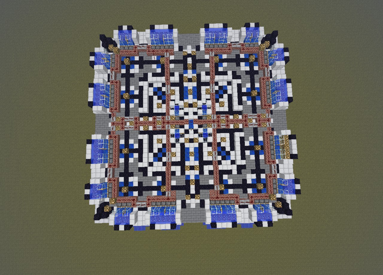 A spawn with plots and nice wall id3dteen Minecraft Map