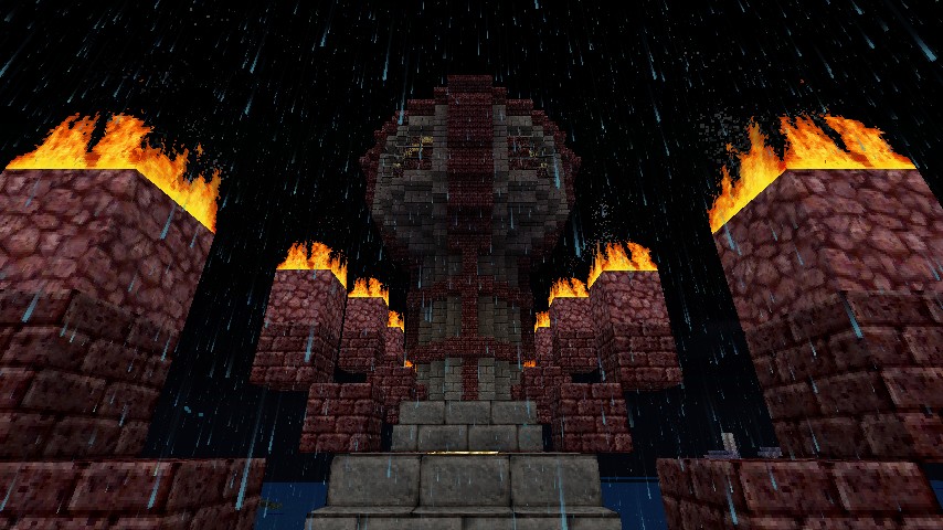 Nether Warlock's Tower. Minecraft Map