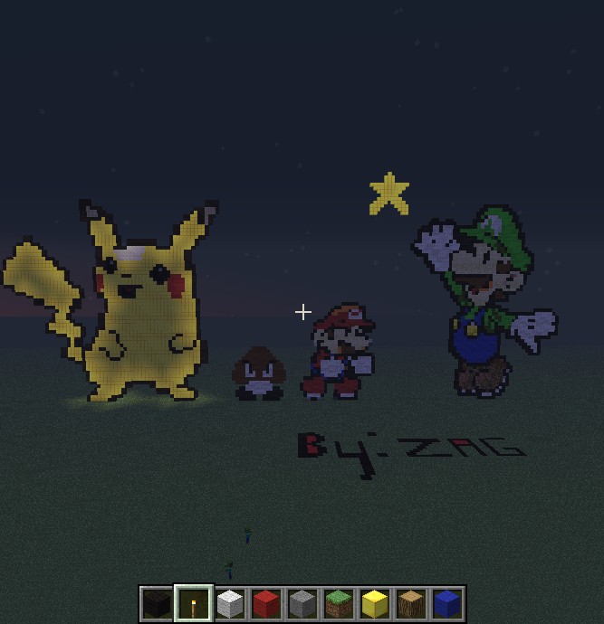 BEST ART EVER Minecraft Map