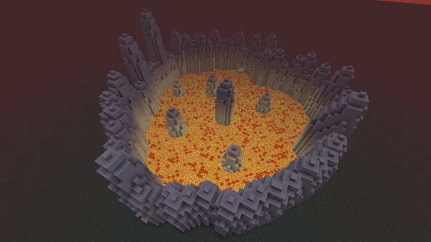 Lava Pit (Part of my adventure map) Minecraft Map