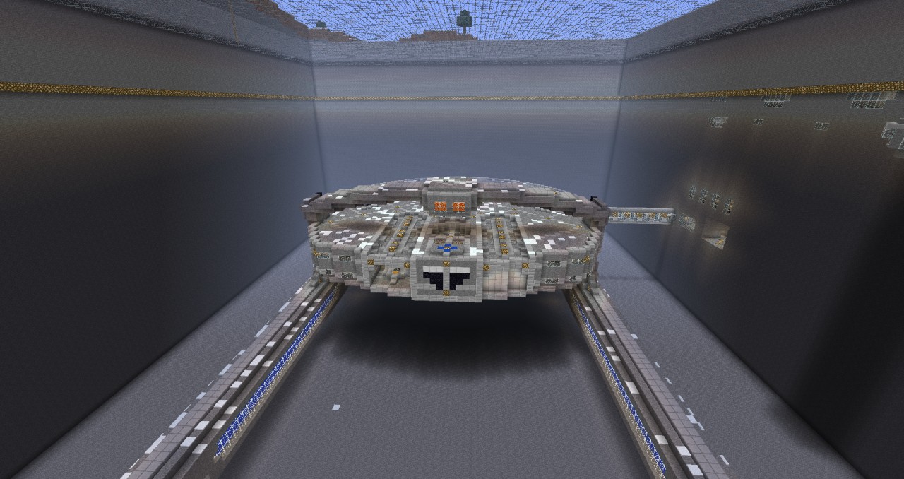 MOZZIE SCALE USS RELIANT (F*cked interior) Minecraft Map
