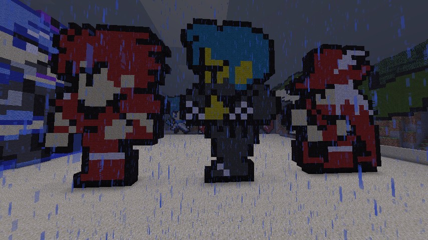 [DK] mikucraft pixel art Minecraft Map