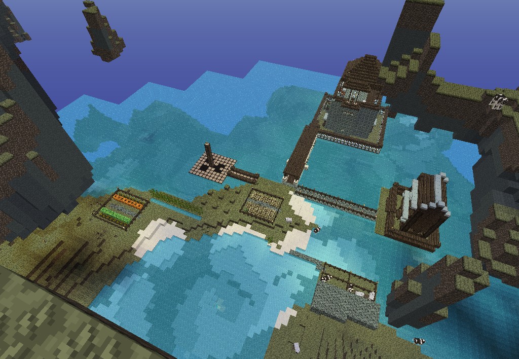 Nice world save! With 2 houses, farms and epic mountains! Minecraft Map