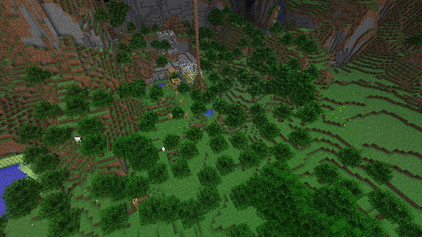 First Single Player World Minecraft Map