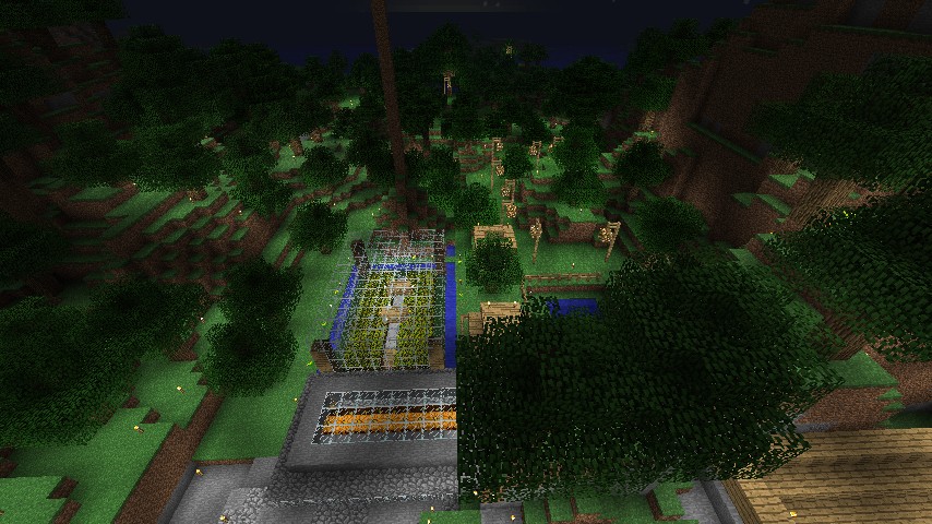 First Single Player World Minecraft Map