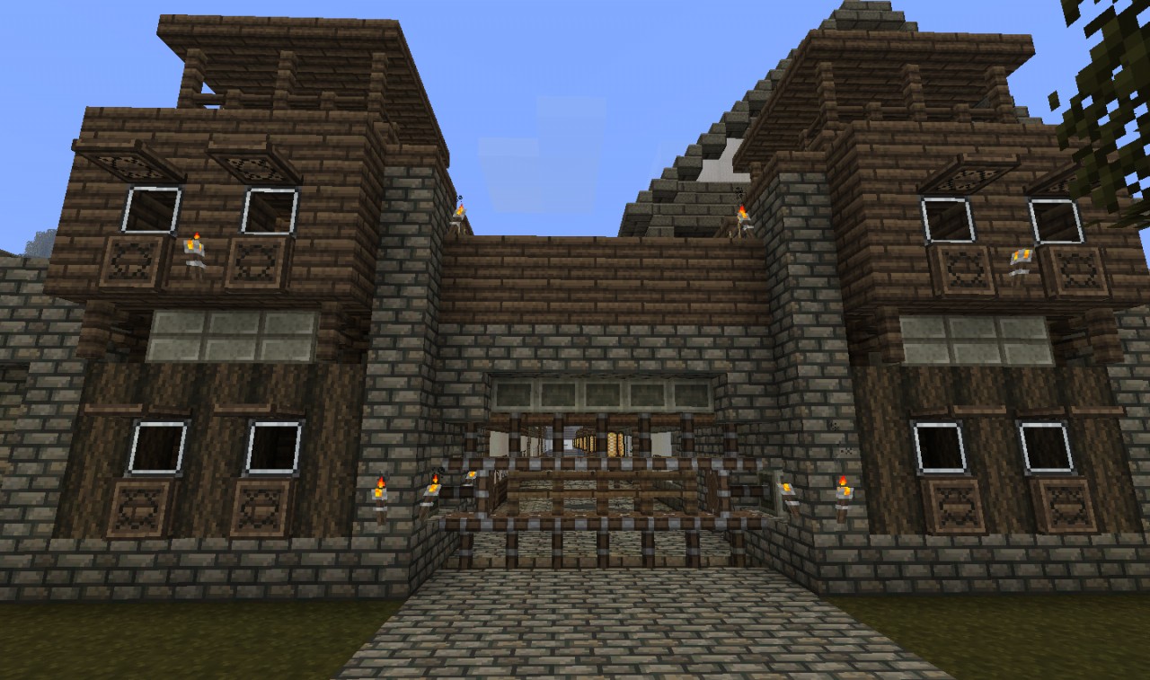 Xaman's Medieval Town Minecraft Map
