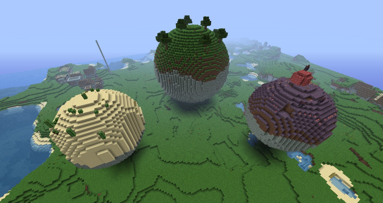 Floating Worlds Minecraft Map