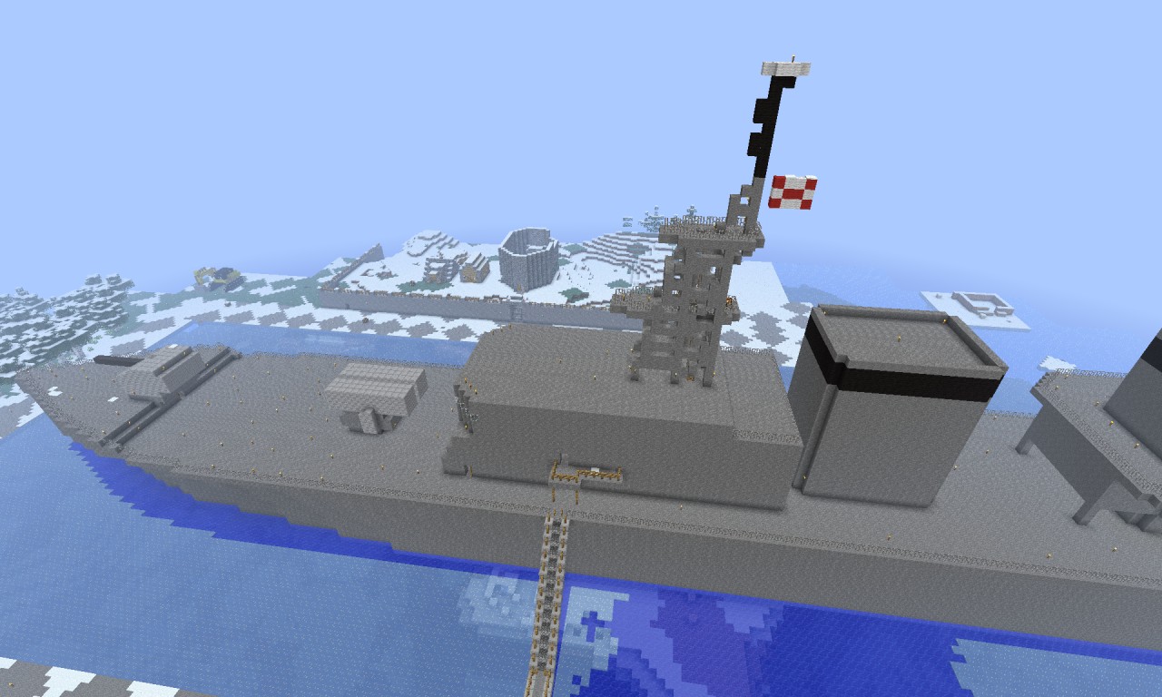 Asagiri Destroyer JMSDF Minecraft Map