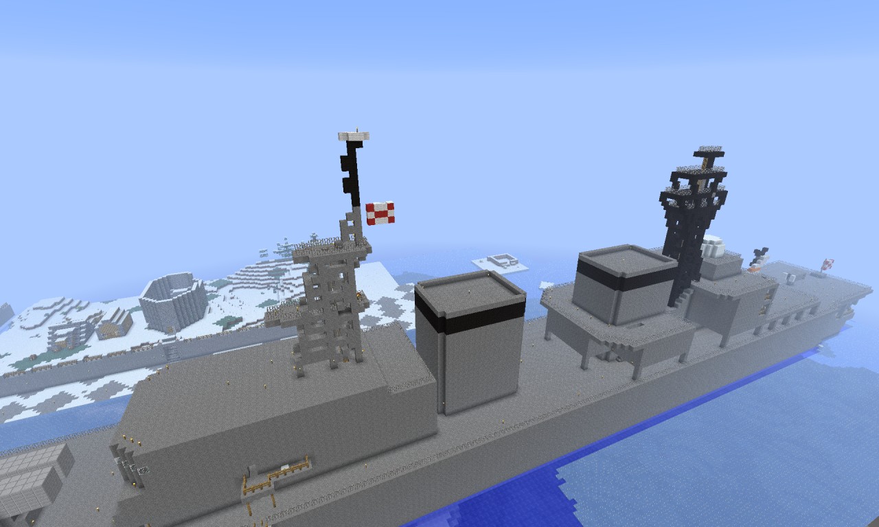 Asagiri Destroyer JMSDF Minecraft Map