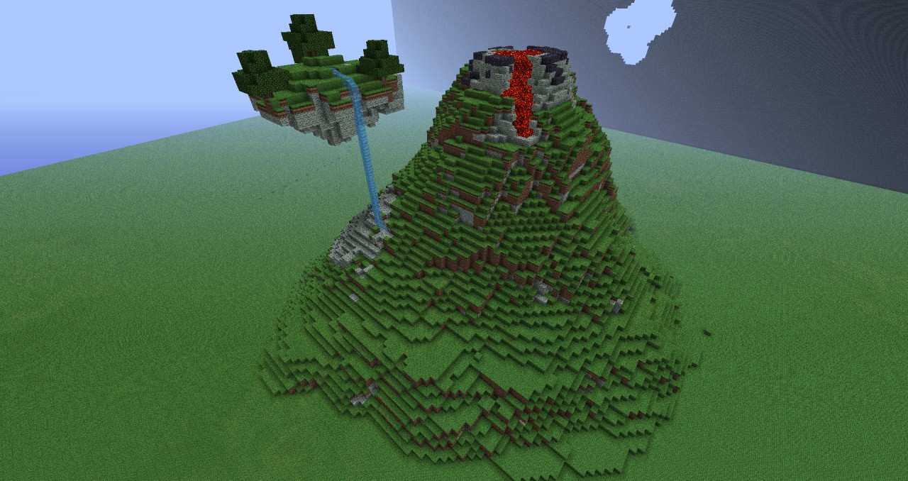 Volcanic Island Minecraft Map