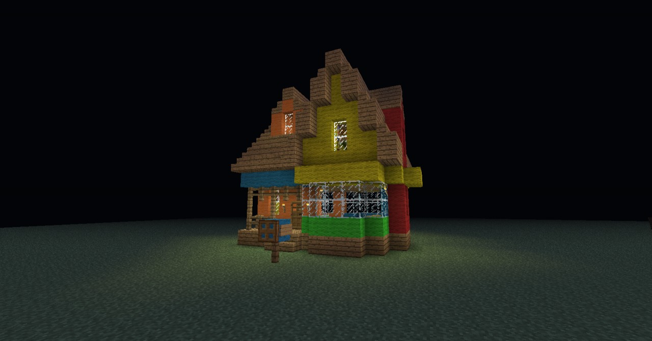 The House from UP! [With MC Schematic] Minecraft Map