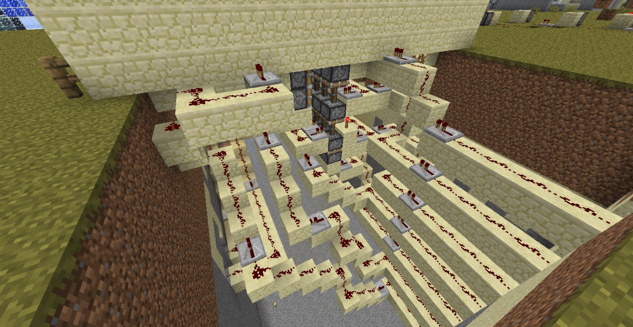 Extendable Piston Wall Minecraft Map