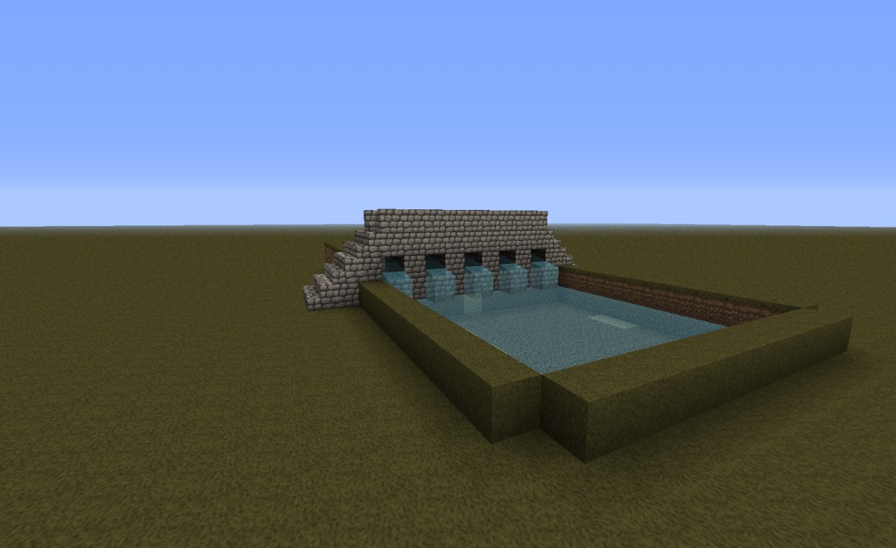 Small Dam/Bridge Minecraft Map