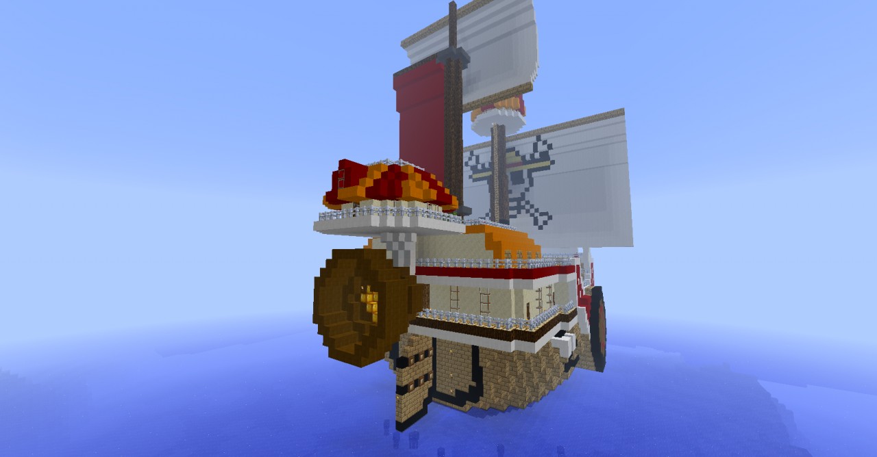 The Thousand Sunny - One Piece Minecraft Map