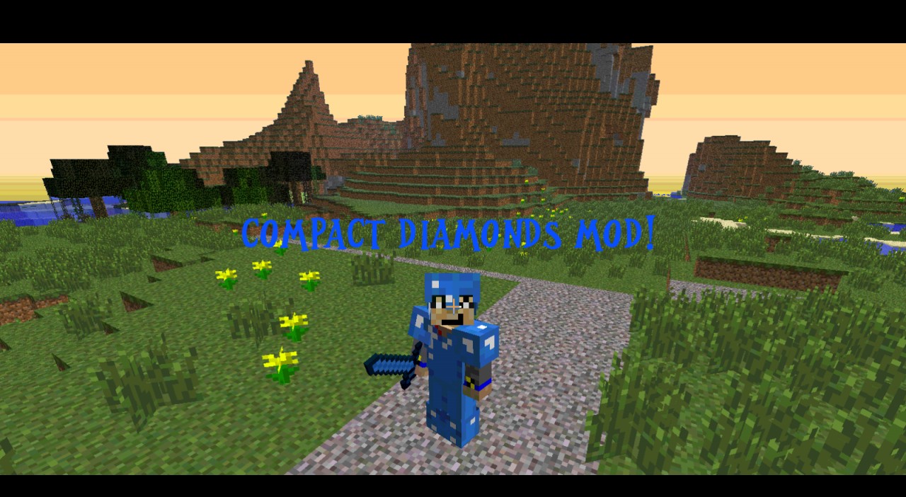 (1.1)Compact Diamonds V1.2 Minecraft Mod