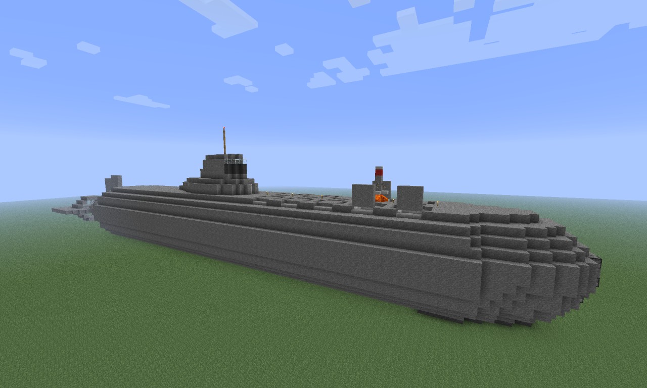 Typhoon(Akula) class Submarine Minecraft Map
