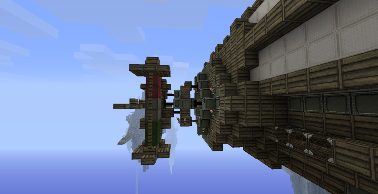 Airship Fleet (Engine Tug) Minecraft Map