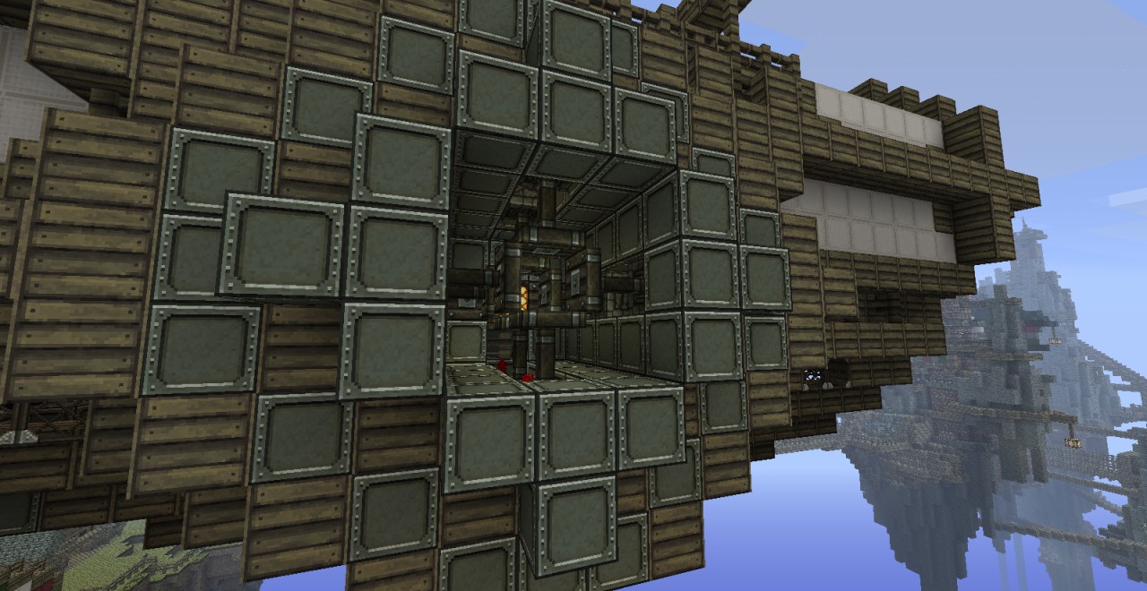 Airship Fleet (Engine Tug) Minecraft Map