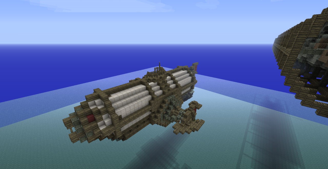 Airship Fleet (Engine Tug) Minecraft Map