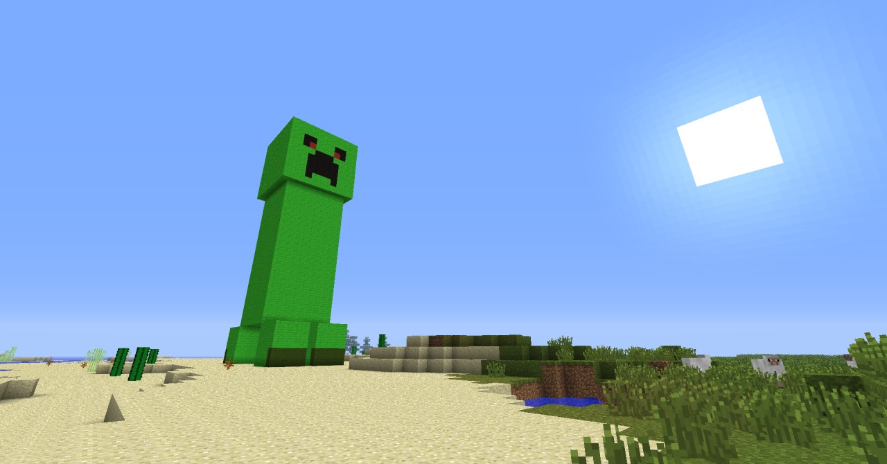 Giant Creeper Minecraft Map
